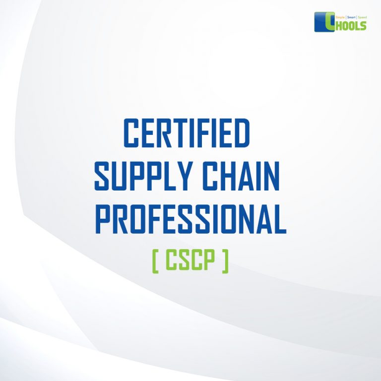 Certified Supply Chain Professional – Chools