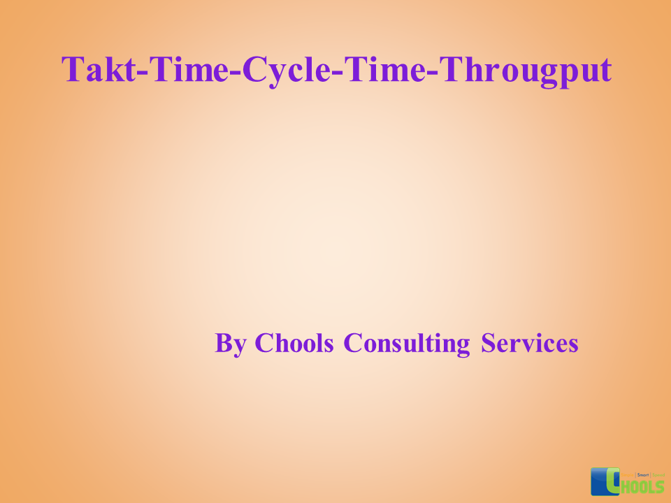 Lean Practitioner – Chools